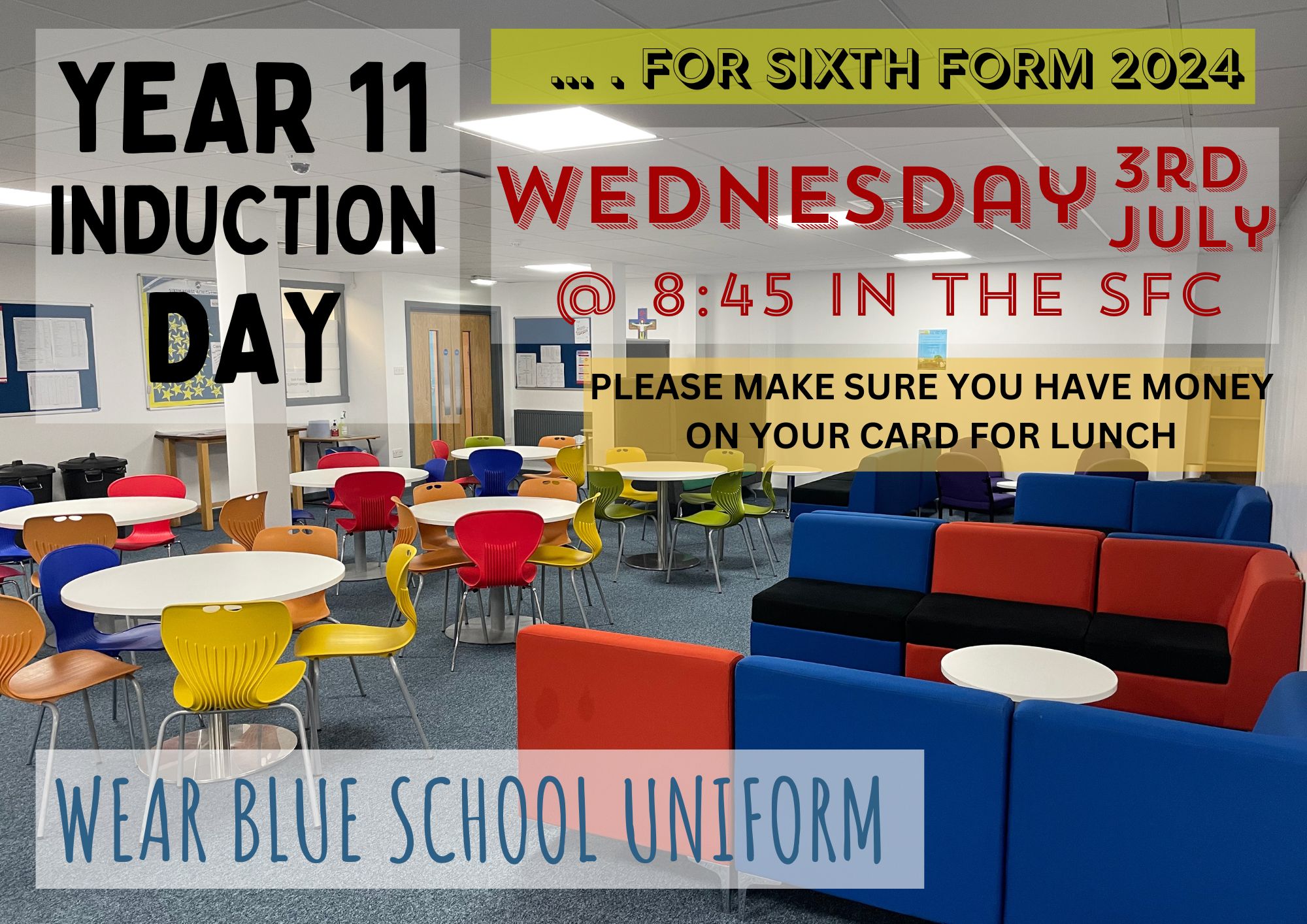 Year 11 Induction Day – St Thomas More Catholic School